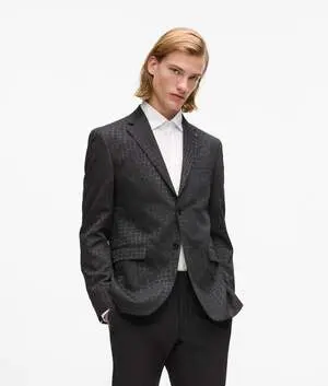 Karl Lagerfeld All-over-print Blazer - Black