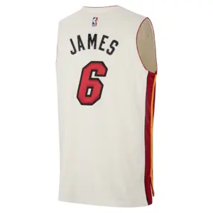 Nike Lebron James Miami Heat Dri-fit Jersey