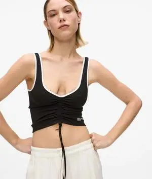 Karl Lagerfeld Cropped Tank Top