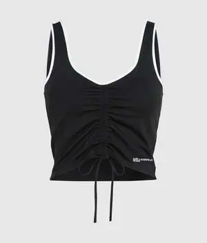 Karl Lagerfeld Cropped Tank Top