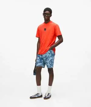 KL JEANS Curved Hem T-shirt - Grenadine