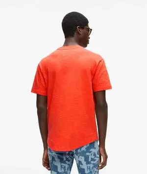 Karl Lagerfeld Curved Hem T-shirt - Grenadine