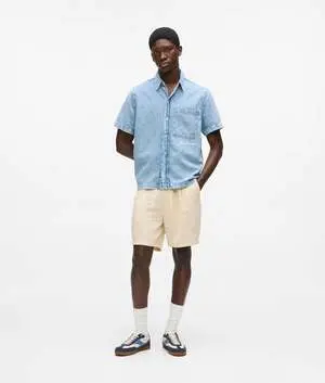 KL JEANS Short-sleeved Denim Shirt