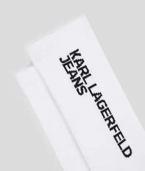 KL JEANS Jeans Logo Socks 2-pack - White