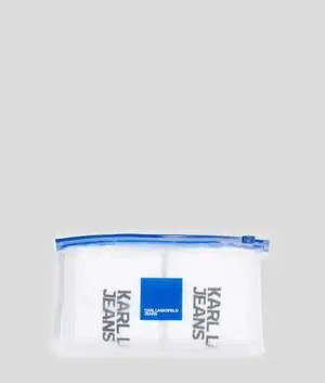 KL JEANS Jeans Logo Socks 2-pack - White