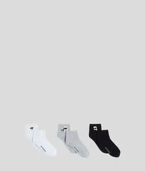 Karl Lagerfeld Ikon Short Socks 3-pack