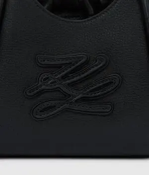 Karl Lagerfeld K/autograph Patch Mini Tote Bag - Black-nickel