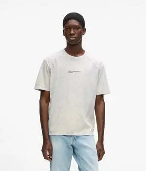 Karl Lagerfeld Washed Relaxed T-shirt - Micro Chip