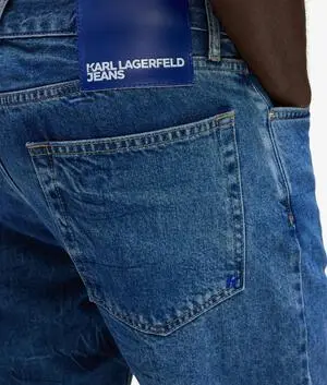 KL JEANS Jeans Marbled Straight-leg Denim