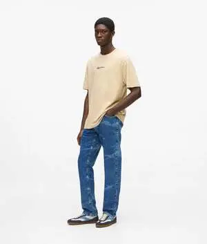 KL JEANS Jeans Marbled Straight-leg Denim