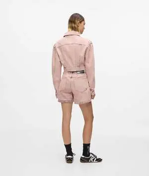 KL JEANS Jeans High-rise Ink-effect Denim Shorts