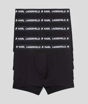 Karl Lagerfeld Logo Trunks – 5-pack - Black