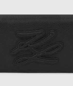 Karl Lagerfeld K/autograph Patch Mini Crossbody Bag - Black-nickel