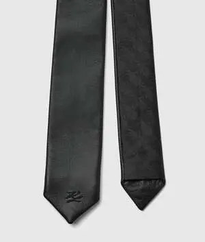 Karl Lagerfeld K/autograph Leather Tie
