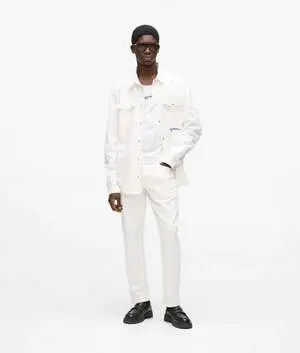 Karl Lagerfeld Graphic Karl Print Denim Overshirt