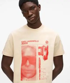 KL JEANS Graphic Karl Print T-shirt