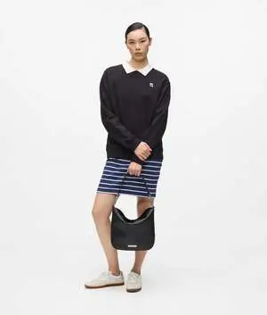 Karl Lagerfeld Ikon Smooth Hobo Bag
