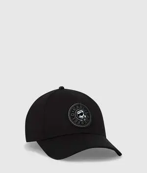 Karl Lagerfeld Ikon Circle Patch Baseball Cap