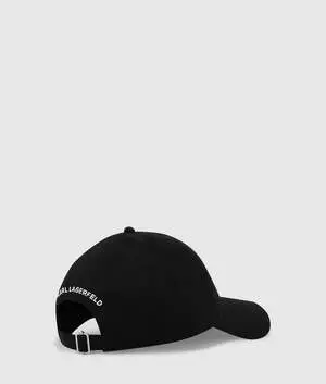 Karl Lagerfeld Ikon Circle Patch Baseball Cap