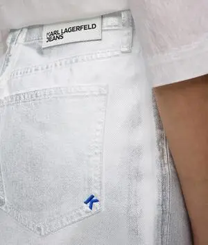 KL JEANS Jeans Metallic Coated Mini Skirt