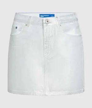 KL JEANS Jeans Metallic Coated Mini Skirt