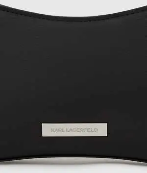 Karl Lagerfeld Ikon Smooth Mini Shoulder Bag - Black