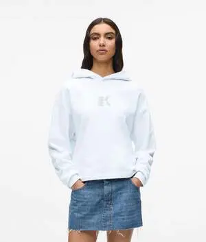 KL JEANS Jeans Regular Fit K Logo Hoodie - White