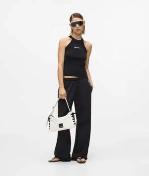 KL JEANS Jeans Ribbed Racer Tank Top - Black
