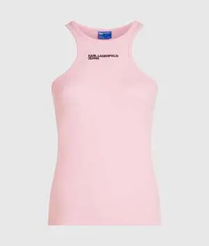 KL JEANS Jeans Ribbed Logo Tank Top - Fairytale
