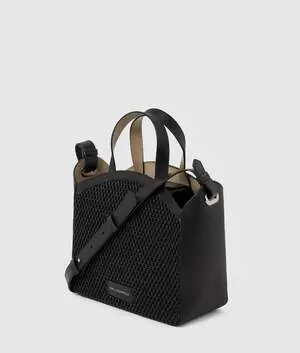 Karl Lagerfeld K/circle Small Mesh Tote Bag - Black