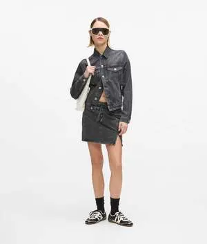 KL JEANS Grey Cotton Denim Jacket