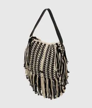 Karl Lagerfeld K/autograph Fringe Shoulder Bag