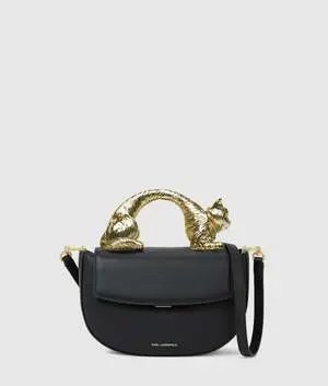 Karl Lagerfeld Choupette Top Handle Bag - Black