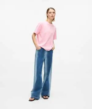 KL JEANS Jeans Regular-fit Organic Cotton T-shirt With Logo Detail - Fairytale