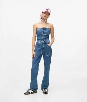 KL JEANS Jeans Denim Lace-up Bustier