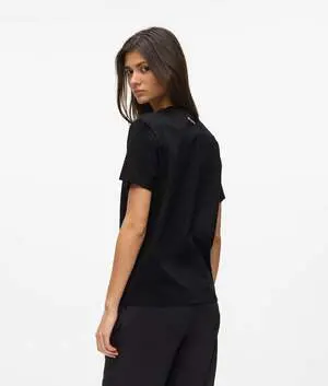 Karl Lagerfeld Ikon Logo T-shirt - Black