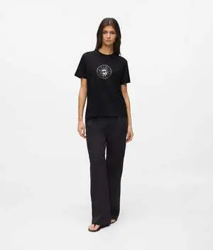 Karl Lagerfeld Ikon Logo T-shirt - Black