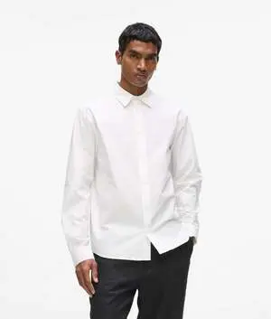 Karl Lagerfeld Kameo Classic Cotton Shirt - White