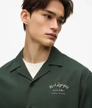 Karl Lagerfeld Short-sleeved Côte D'azur Shirt