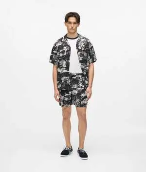 Karl Lagerfeld All-over Print Tropical Shorts