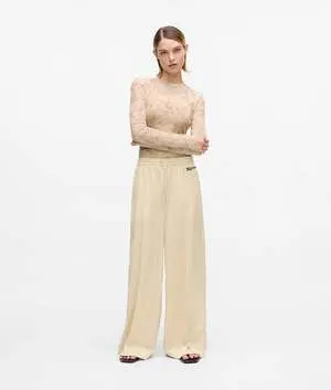 KL JEANS Jeans Wide-leg Satin Pants - Champagne