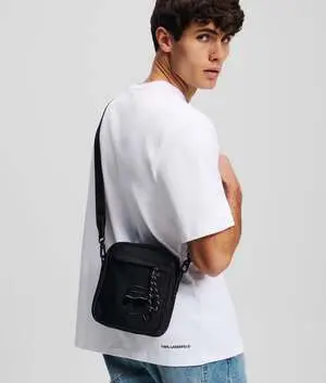 Karl Lagerfeld Ikon K Nylon Crossbody Bag