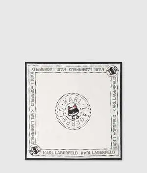 Karl Lagerfeld Ikon Circle Choupette Scarf - Pristine
