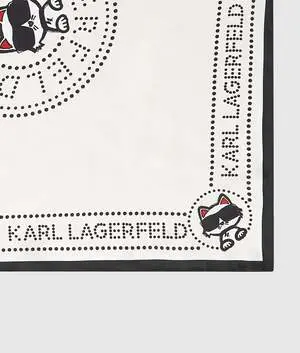 Karl Lagerfeld Ikon Circle Choupette Scarf
