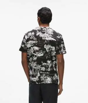 Karl Lagerfeld Villa La Vigie Print T-shirt