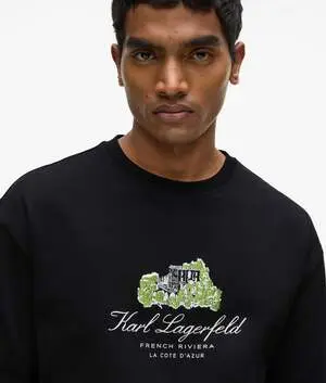 Karl Lagerfeld Villa La Vigie T-shirt - Black