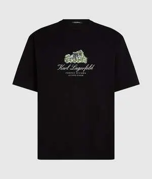 Karl Lagerfeld Villa La Vigie T-shirt - Black