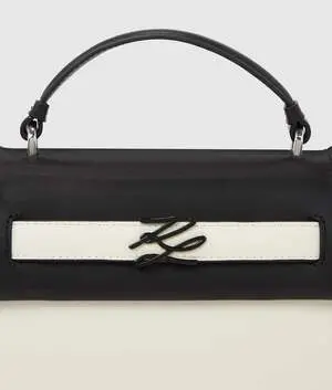 Karl Lagerfeld K/autograph Color-block Top Handle Bag