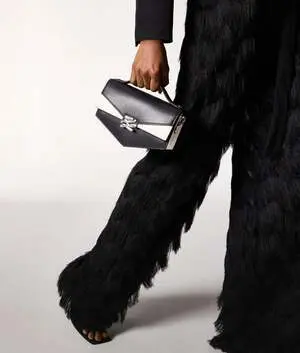 Karl Lagerfeld Kl Studio Autograph Monochrome Crossbody Bag