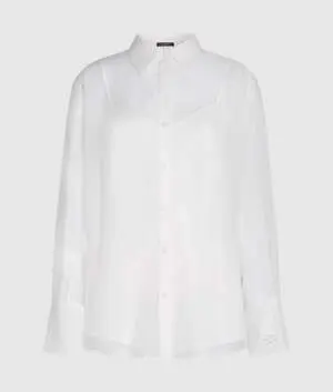 Karl Lagerfeld Sheer Organza Blouse